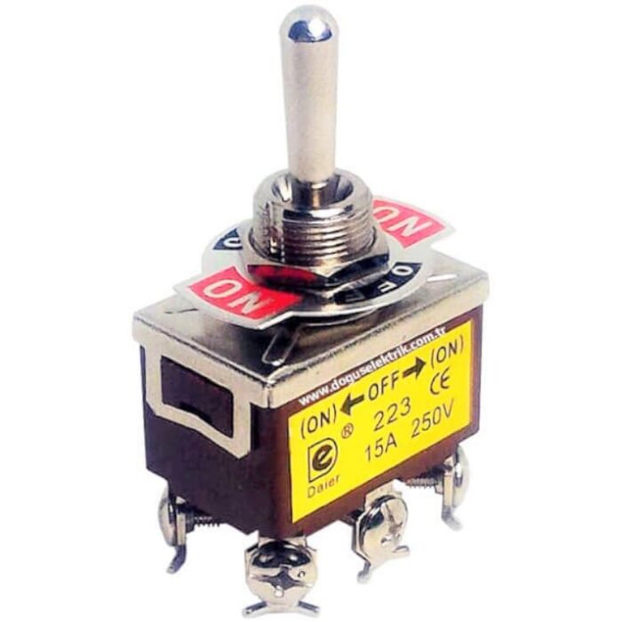 Toggle Switch BLEIBEND IC-160 6P-ON-OFF-ON YAYLI - Enka Otomasyon