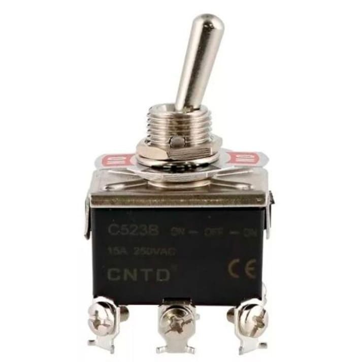 Toggle Switch CNTD C523 On-Off-On 6 Pin - Enka Otomasyon